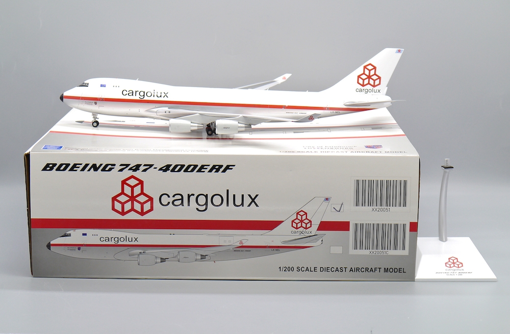 B747-4EVF(ER) Cargolux "1970 Retro (50 Year Anniversary)" Colors, Named ...